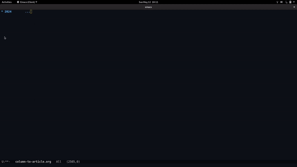how I organize my life in org-mode - using column view